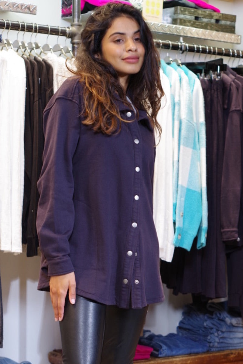 Mododoc - Shirt Jacket in Vintage Black – Heidi-Ho2